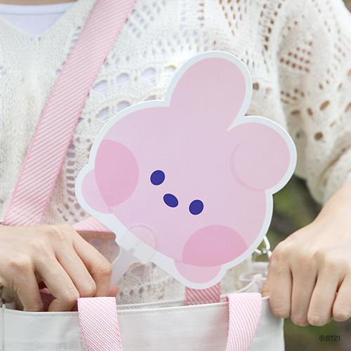 BT21 minini Characters Face Hand Fans - Shimshop B2B