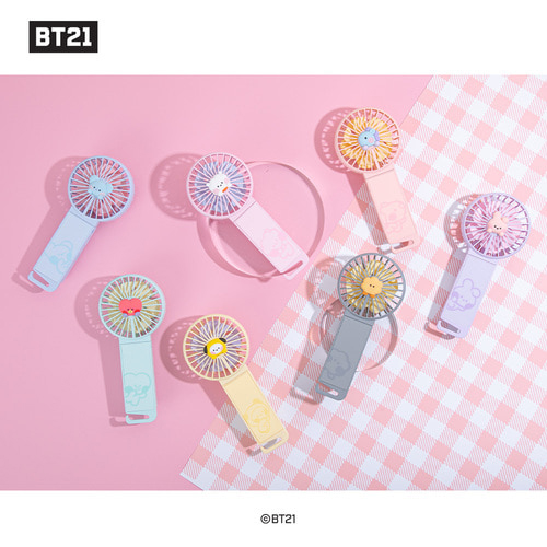 BT21 minini Characters Portable Electric Handy Fans - Shimshop B2B
