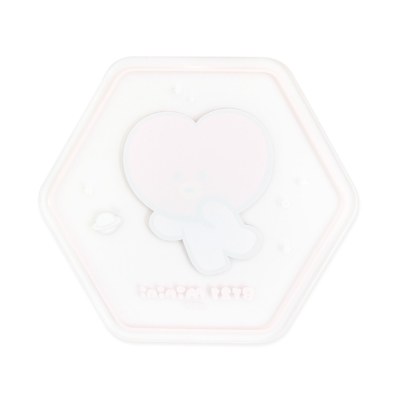 BT21 minini HEXAGON ACRYLIC COASTER TATA - Shimshop B2B