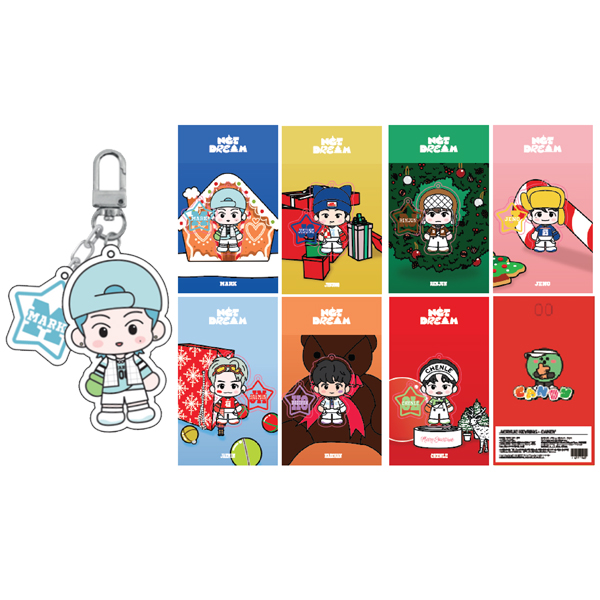 Official NCT DREAM Acrylic Keyrings (*Included 7x PhotoCards ...