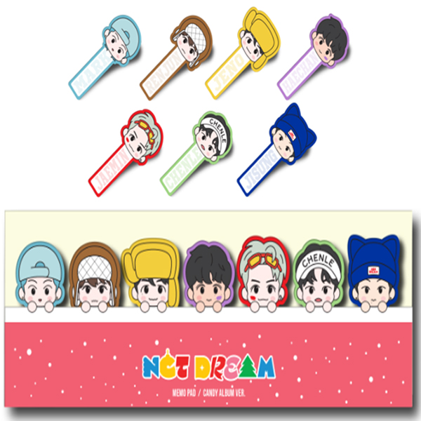 Official NCT DREAM Character Memo Pads - Shimshop B2B