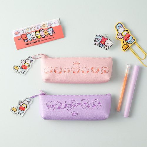 BT21 minini Characters Pencil Pouch Cases - Shimshop B2B