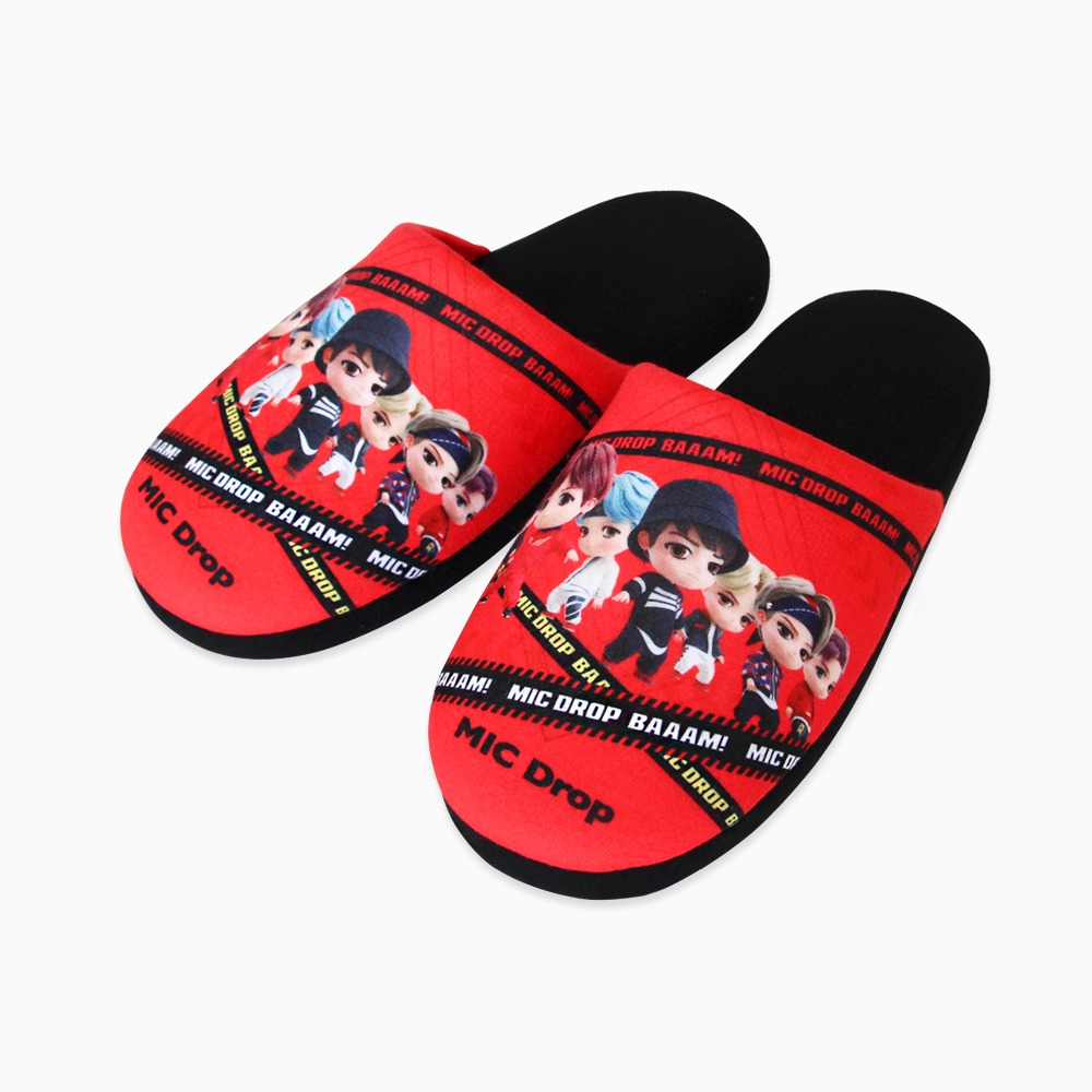 TinyTAN MIC Drop SLIPPERS - Shimshop B2B